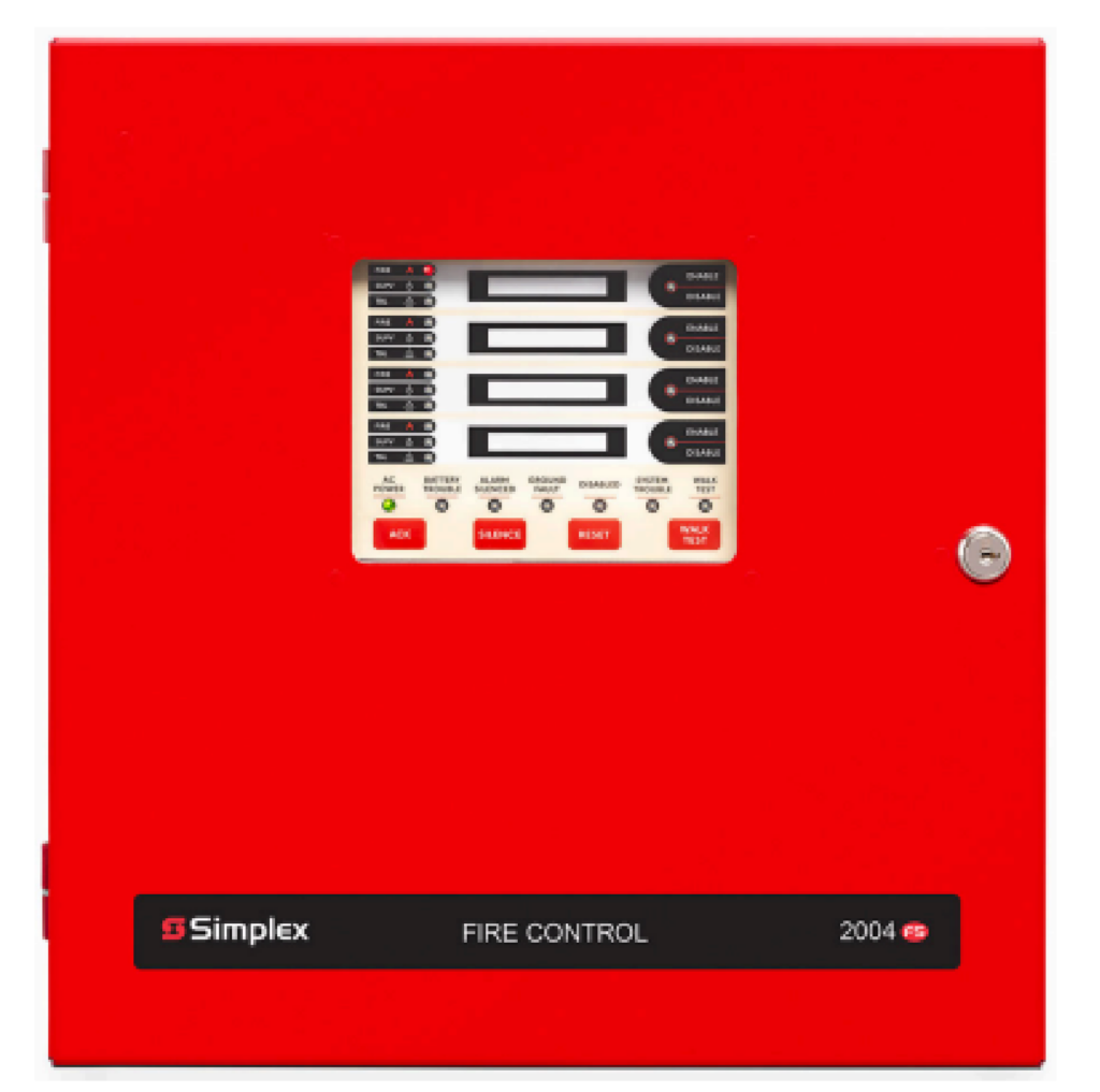 Panel convencional de 4 zonas de detección y 1 NAC – Frisar S.A.C.